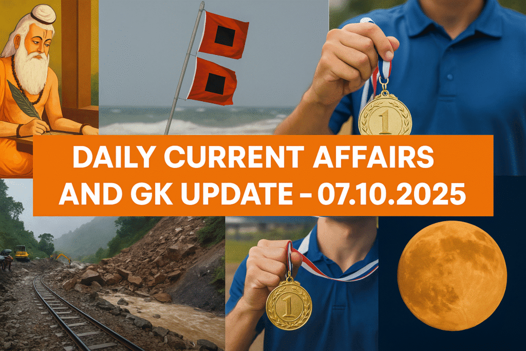 Daily Current Affairs & GK Update — 07.10.2025 | Daily GK Update