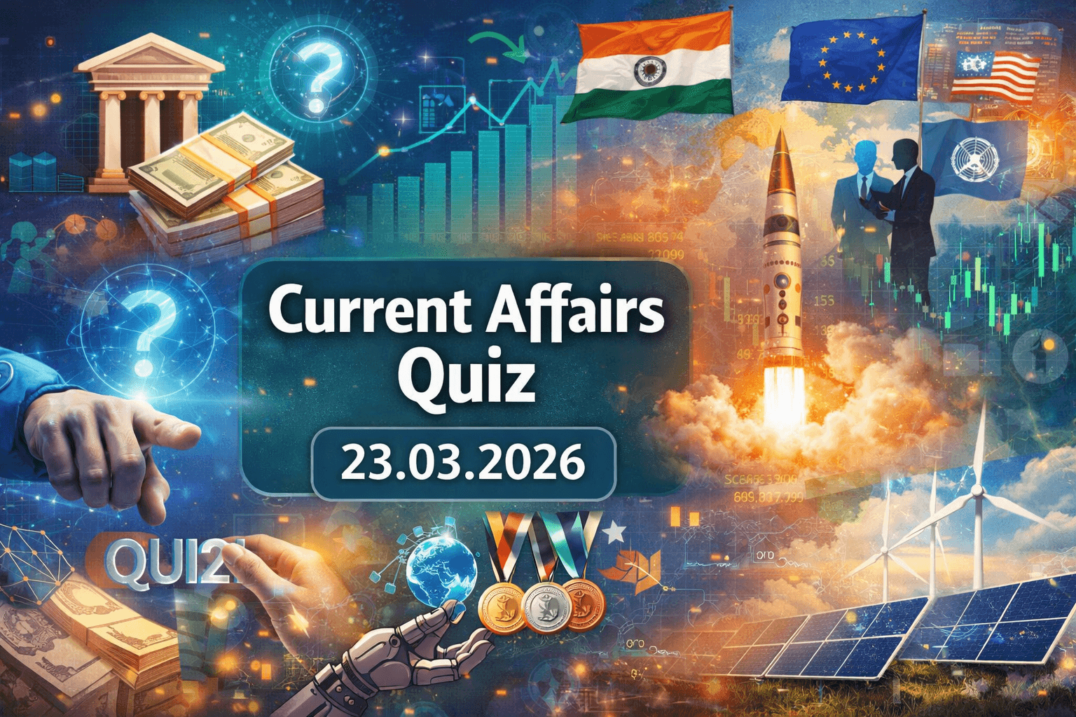 Current Affairs Quiz – 23.03.2026 | Daily GK Update